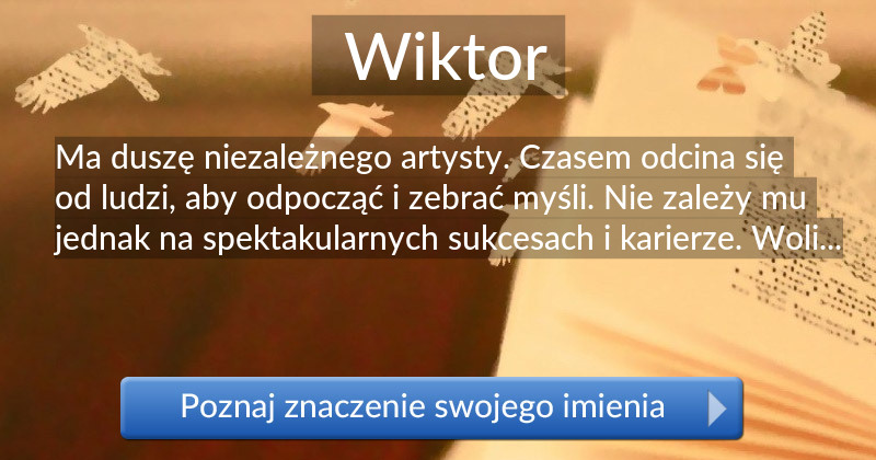 Wiktor - Znaczenie imienia Wiktor. Poznaj co kryje się pod tym imieniem!